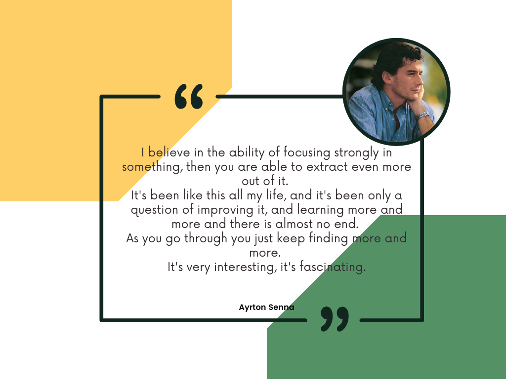 The Mindset Of A Champion: Powerful Ayrton Senna Quotes - GrixMe